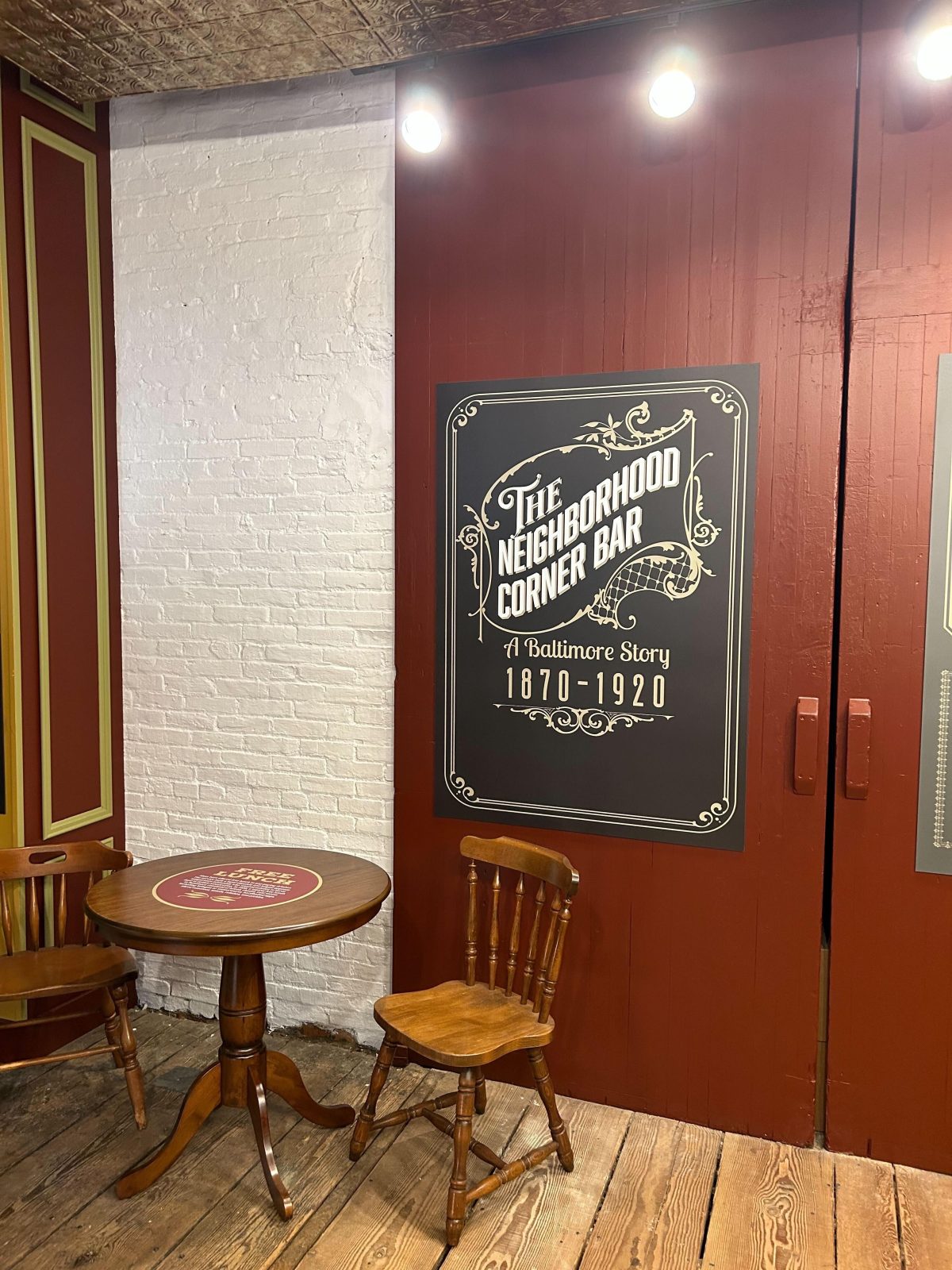 The Neighborhood Corner Bar - The Baltimore Museum of Industry